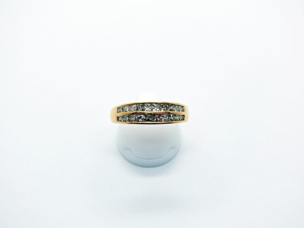 K18 リング 3.1g ダイヤモンド1.0ct | 質屋の中島