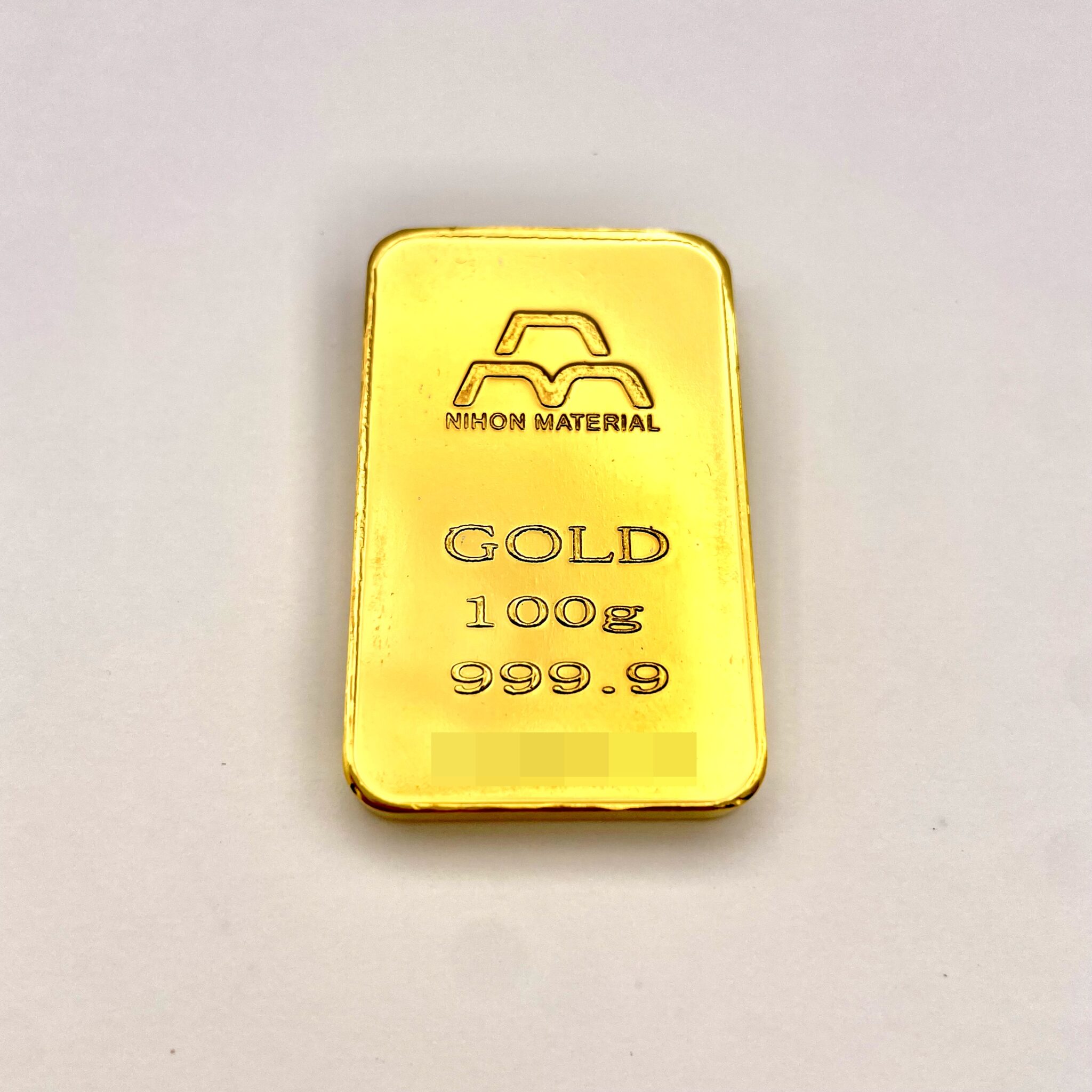K24 インゴット 999.9 100g 日本マテリアル | 質屋の中島